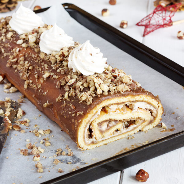 Chestnut log recipe - Une French girl cuisine