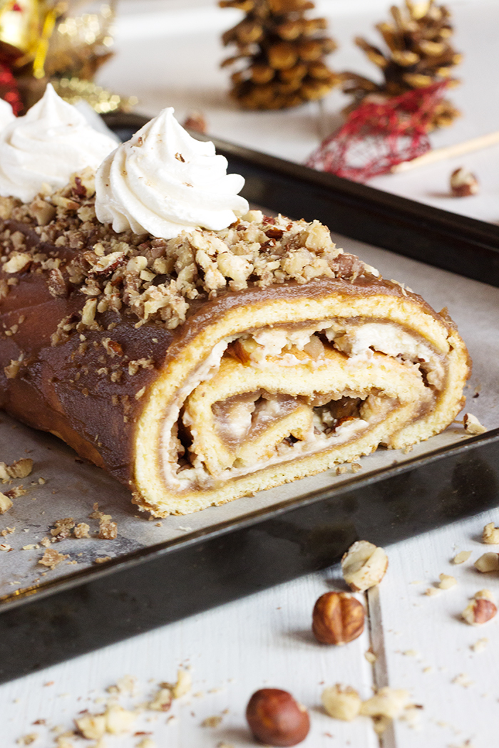 Chestnut log recipe - Une French girl cuisine