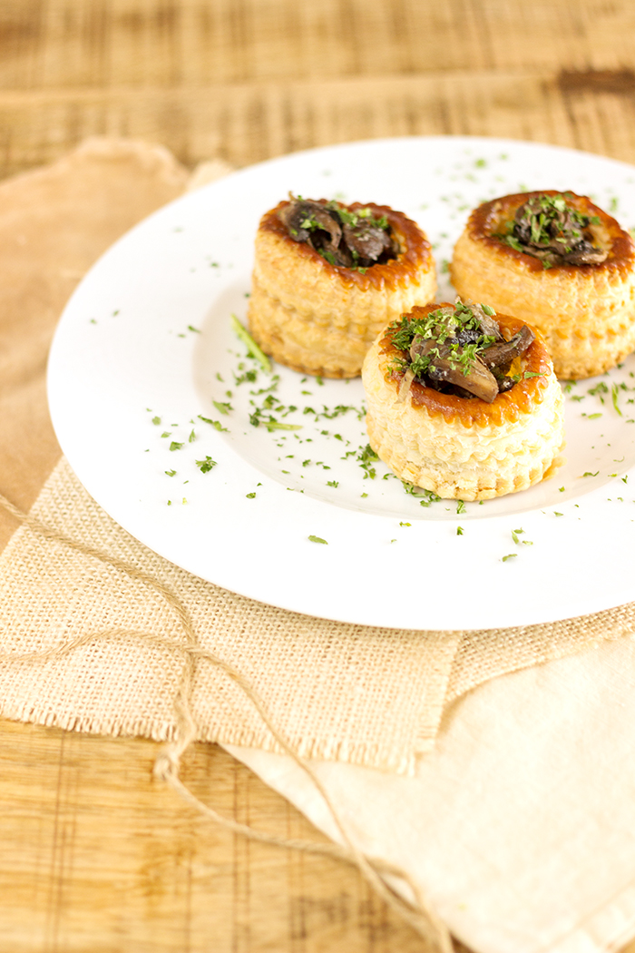 Mushroom Vol-au-vent recipe - Une French girl cuisine