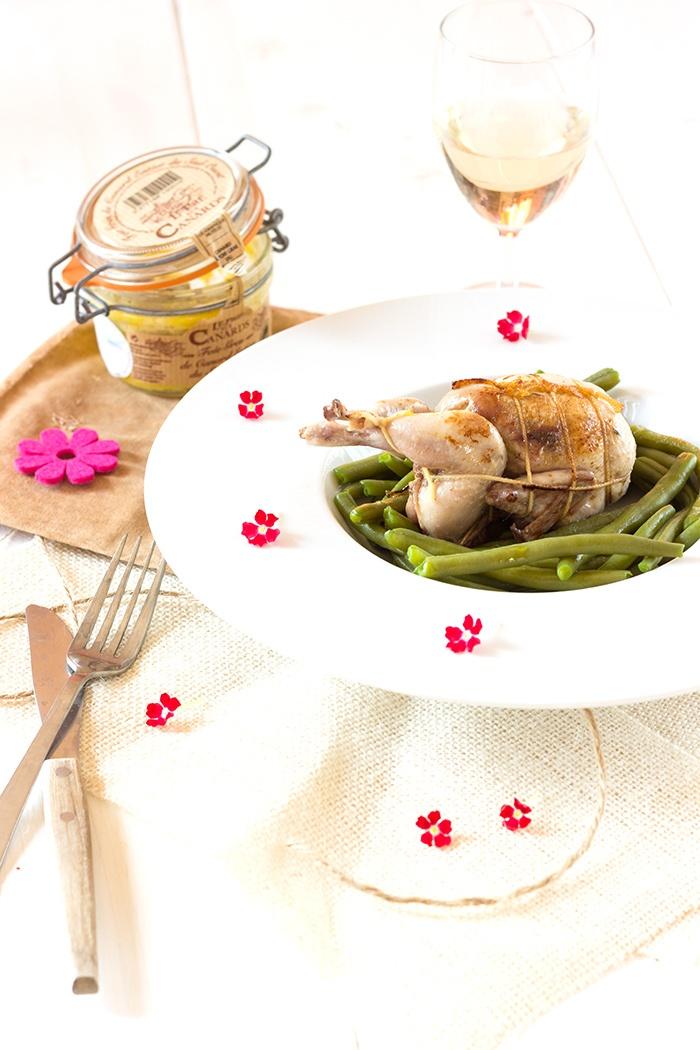 Quail Stuffed with Foie Gras Recipe | a French girl cuisine