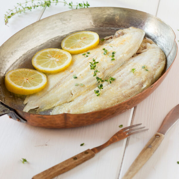 Sole meuniere recipe with lemon thyme