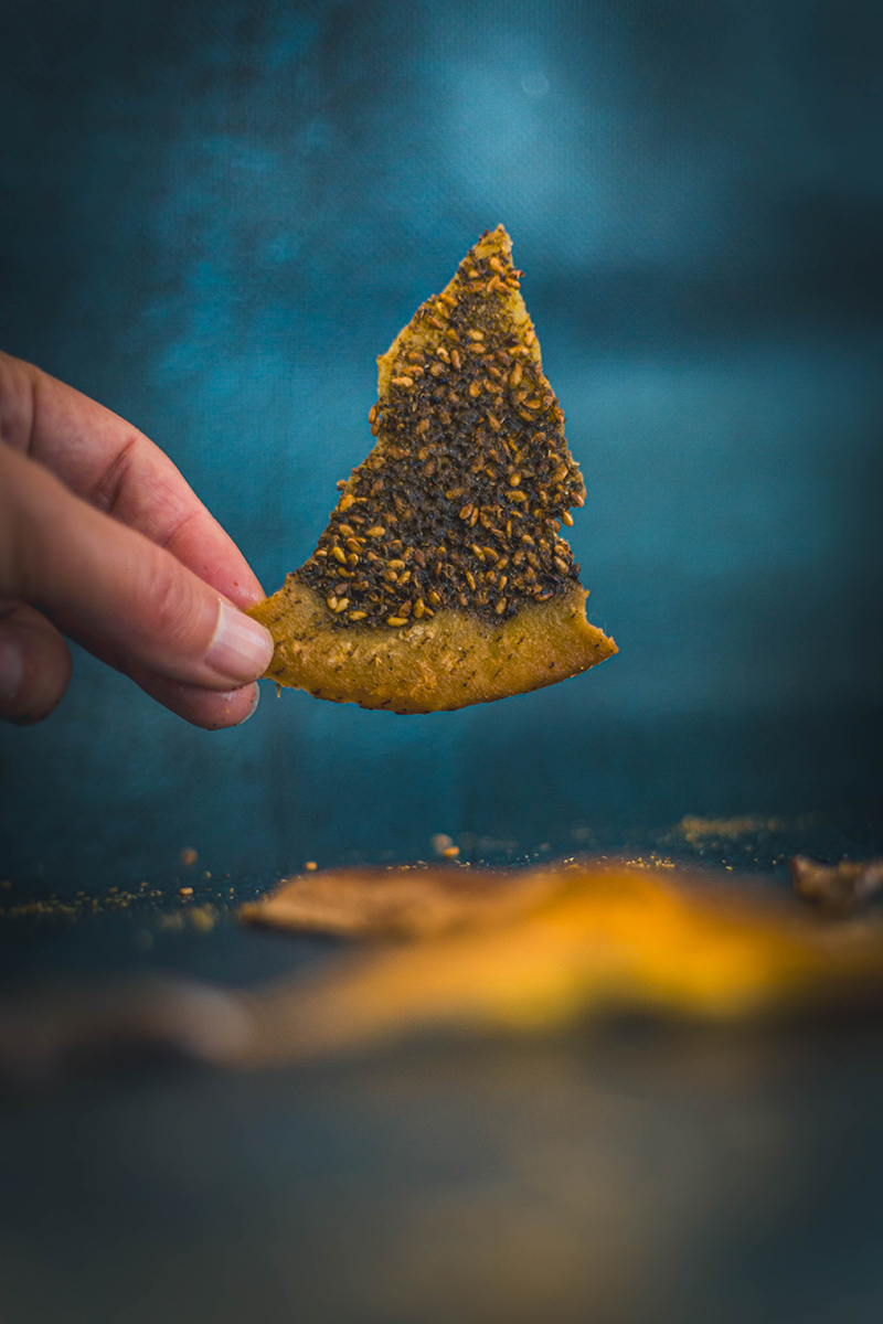 Crackers Libanais au zaatar - Une French girl cuisine