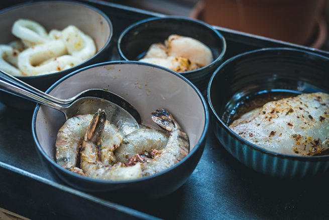 a French girl cuisineSeafood parillada recipe